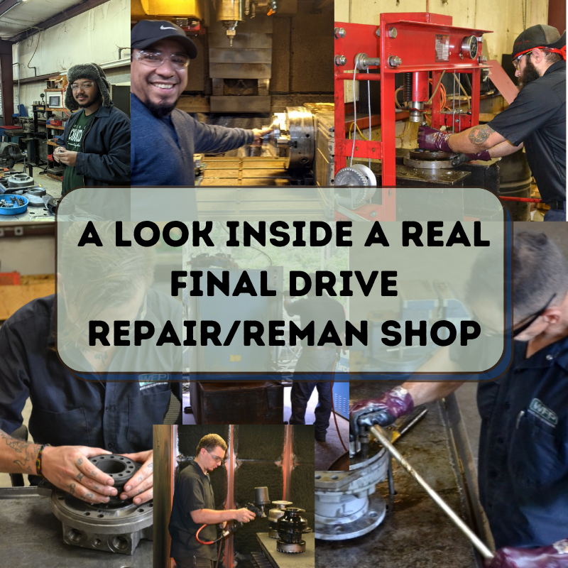 A Look Inside a Real Final Drive Repair/Reman Shop