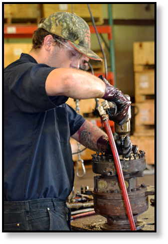 Rebuilding a Rexroth Caterpillar Final Drive Motor