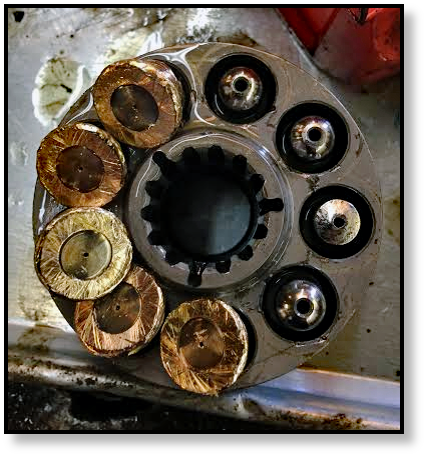 Scoring in Final Drive Hydraulic Motors
